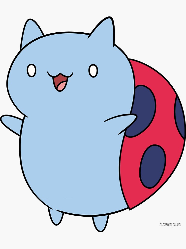 "Catbug" Sticker for Sale by hcampus | Redbubble