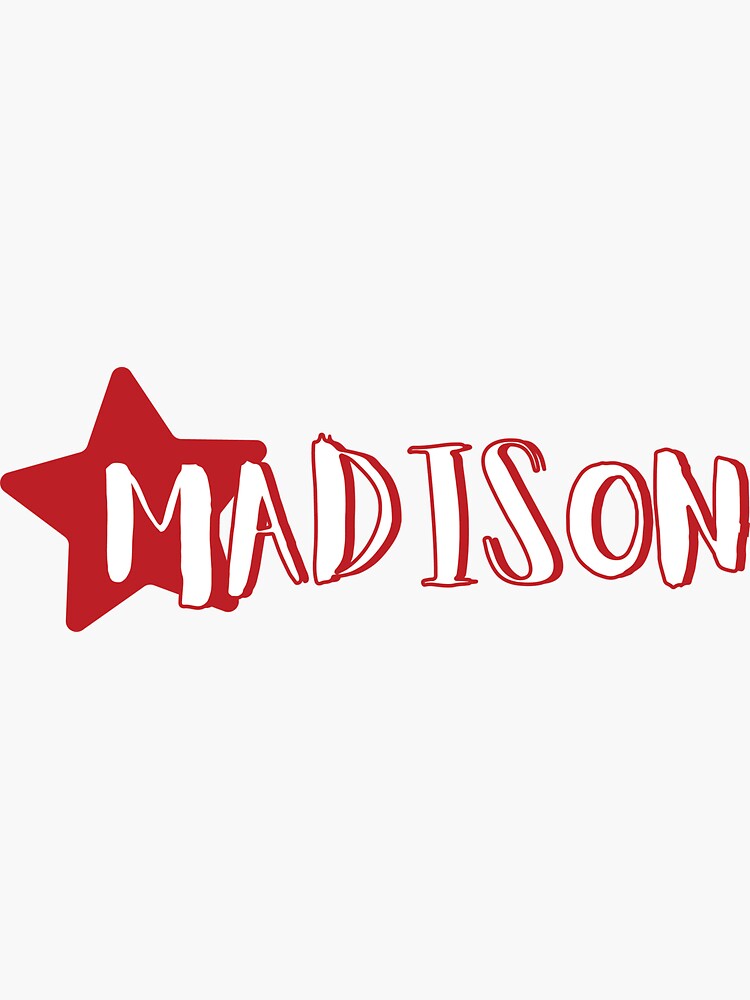 "Madison, Wisconsin" Sticker for Sale by attractivemilk | Redbubble