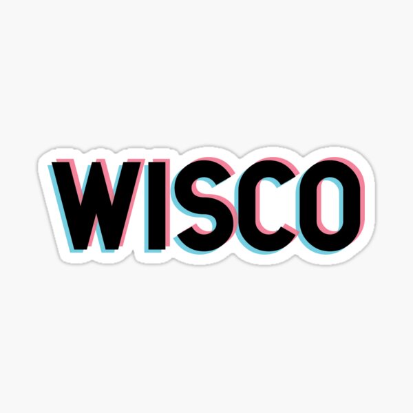 "3-D Wisco, University of Wisconsin- Madison" Sticker by attractivemilk ...