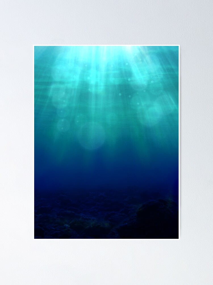 Póster «Fondo Marino (Azul Oceanico)» de IgniteWithin | Redbubble