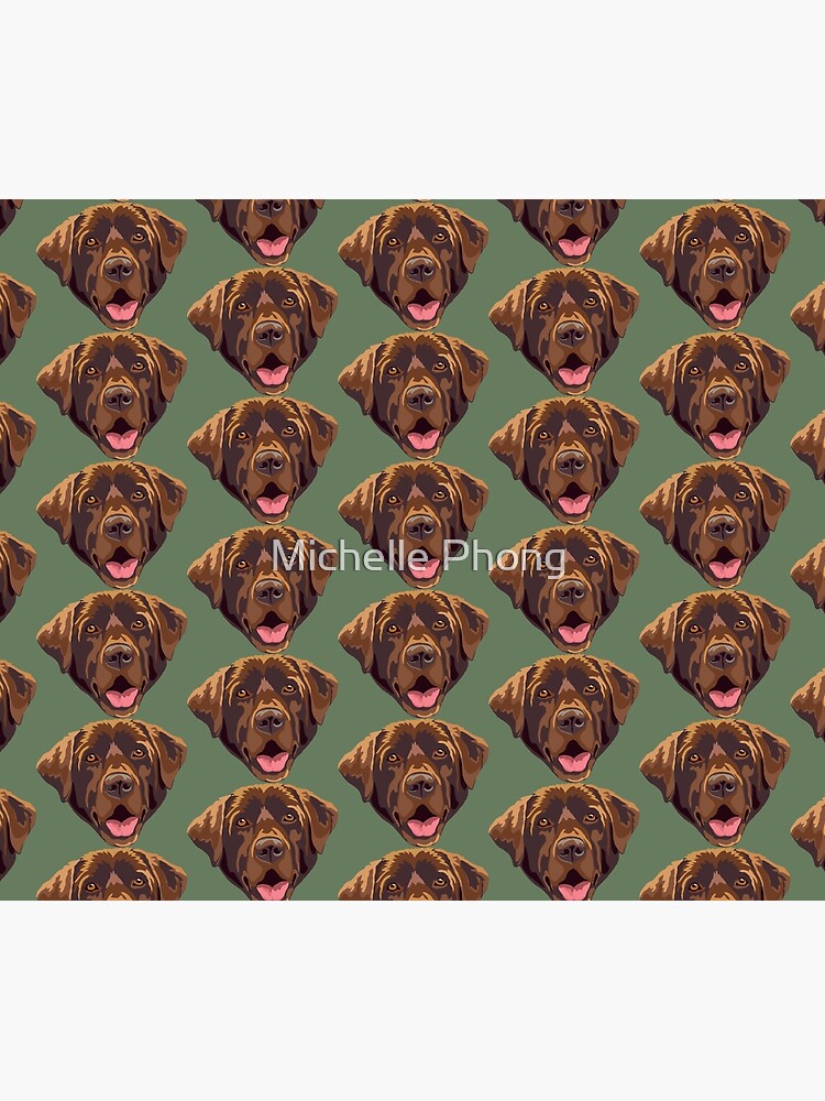 "Chocolate Labrador" Throw Blanket for Sale by MichellePhong | Redbubble