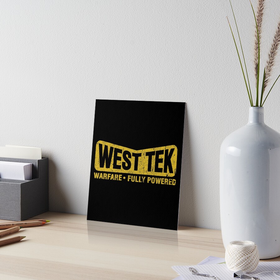 "West Tek" Poster for Sale by huckblade | Redbubble