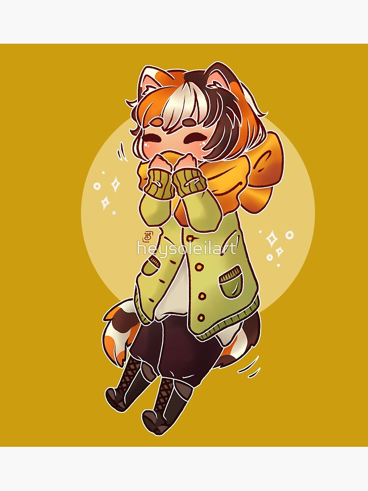 "Cozy Calico Chibi" Poster for Sale by heysoleilart | Redbubble