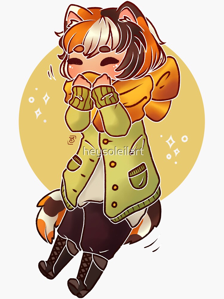 "Cozy Calico Chibi" Sticker for Sale by heysoleilart | Redbubble