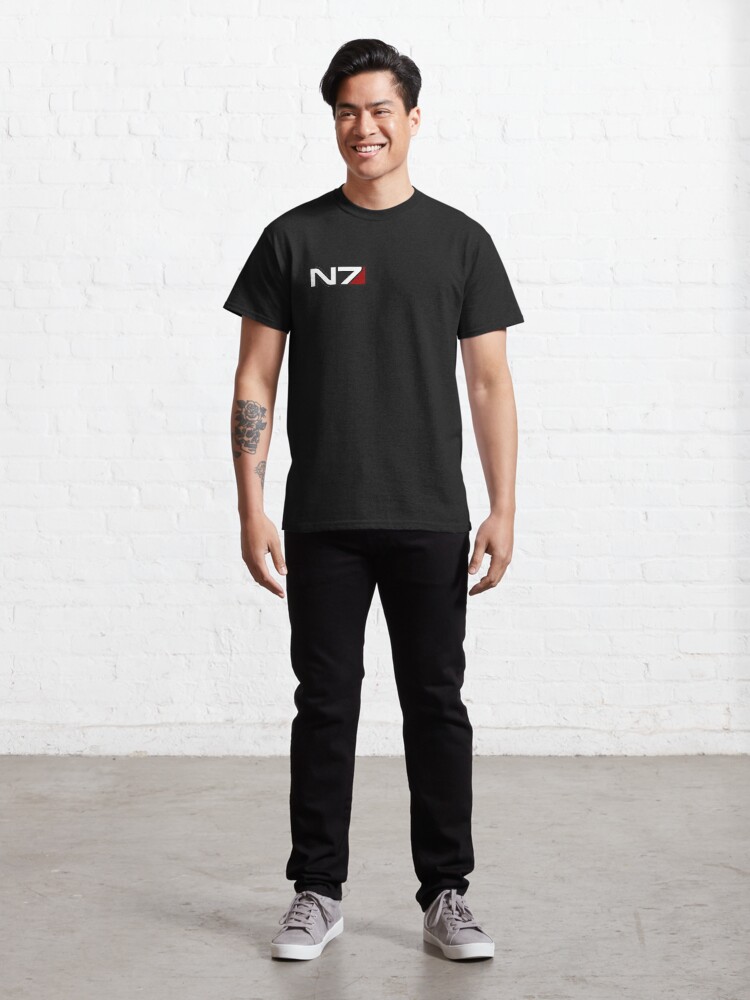 "N7 emblem, Mass Effect" T-shirt by Keyur44 | Redbubble