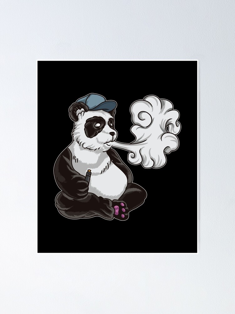 "Vaping Panda Bear Illustration | Animal Vape" Poster by anziehend ...