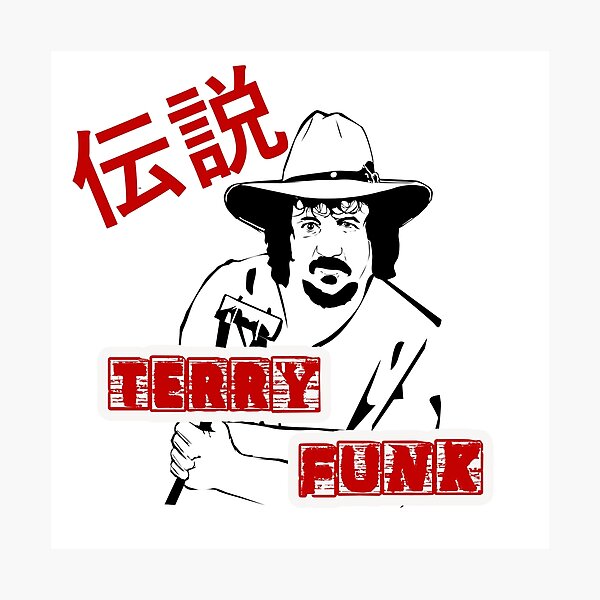 "Terry Funk Japanese Design Tribute" Photographic Print by ...