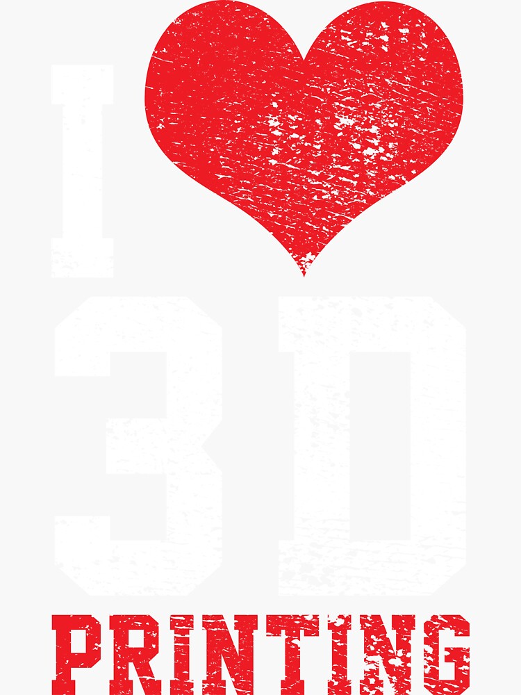 "3D Print" Sticker for Sale by 4tomic | Redbubble
