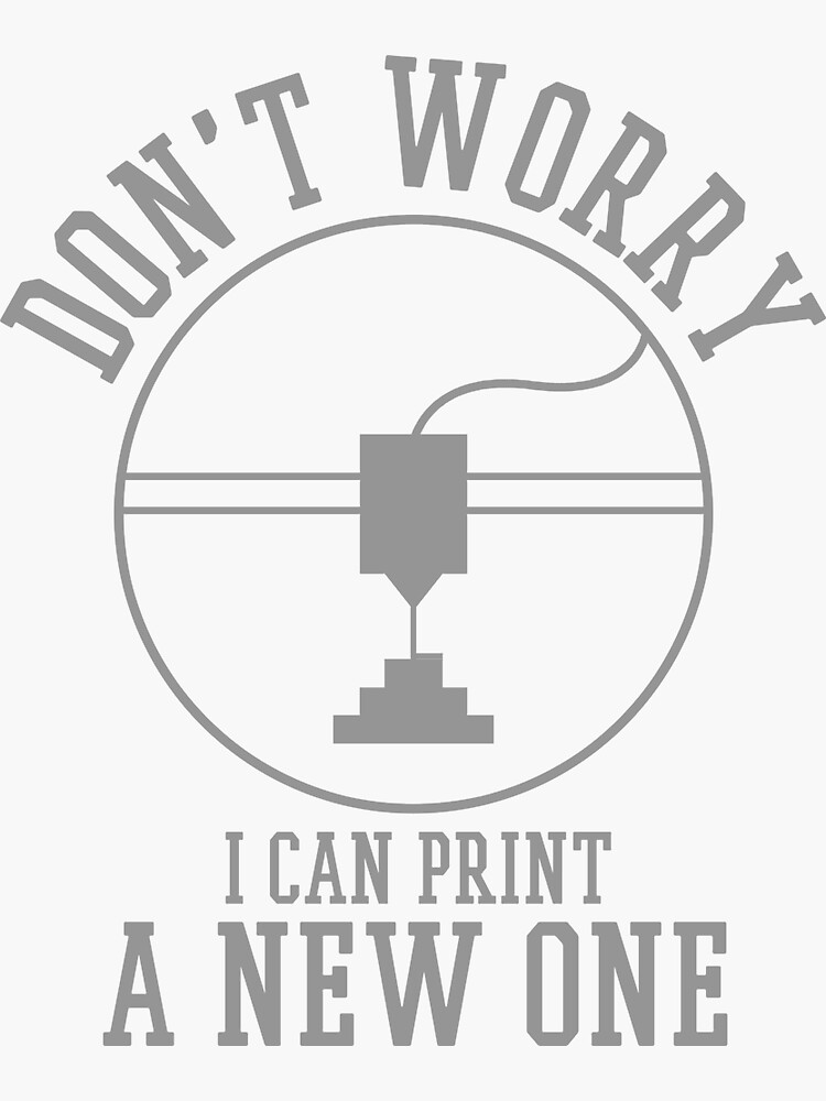 "3D Printing 3D Printing " Sticker by 4tomic | Redbubble