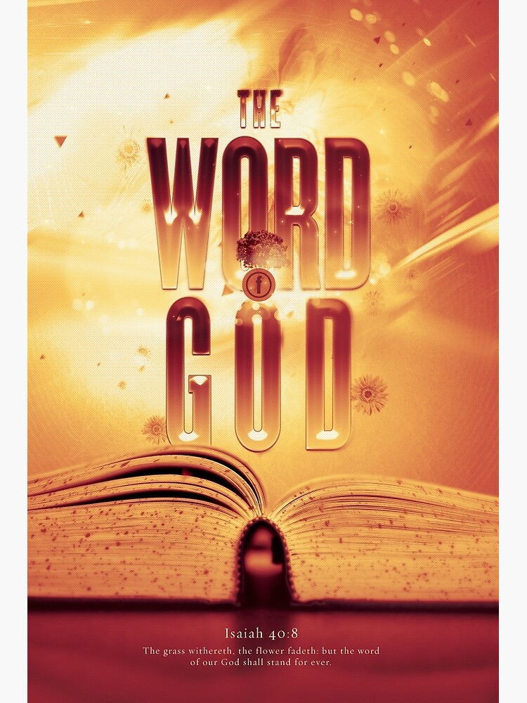 "The Word of God" Poster for Sale by seraphimchris | Redbubble