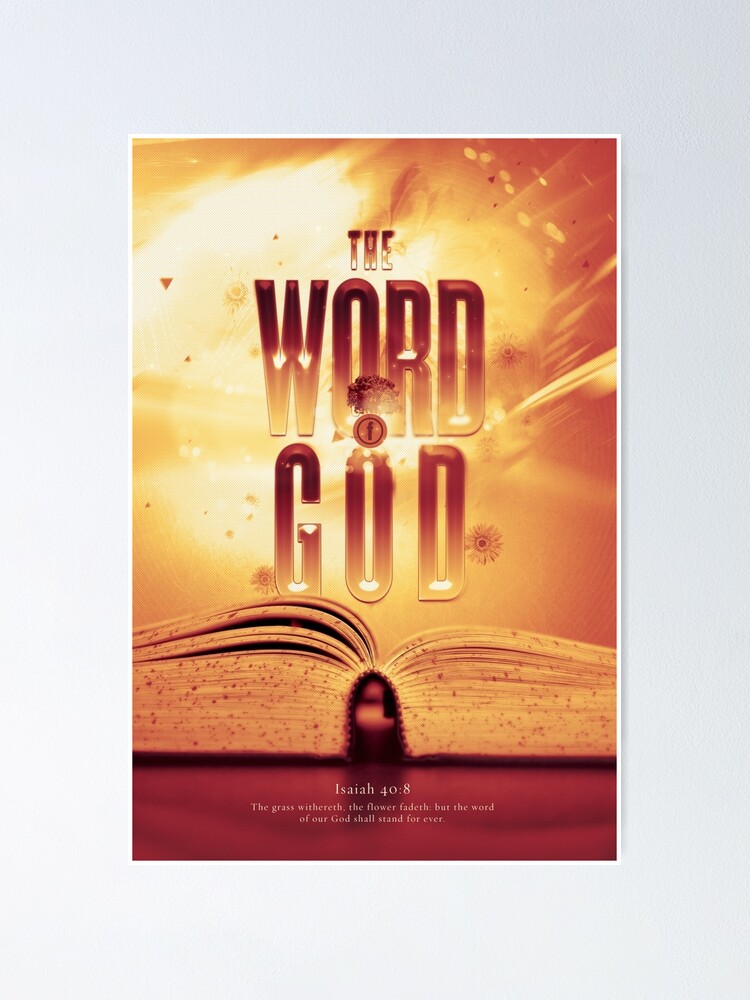 "The Word of God" Poster for Sale by seraphimchris | Redbubble