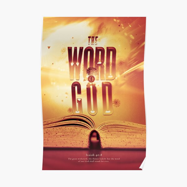 "The Word of God" Poster for Sale by seraphimchris | Redbubble
