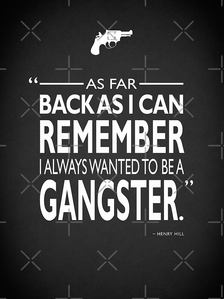 "I Always Wanted To Be A Gangster" Canvas Print for Sale by rogue ...