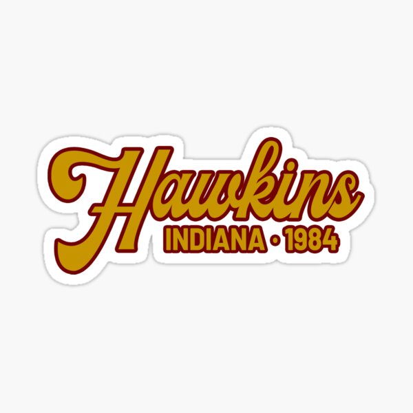 Hawkins Indiana Stickers | Redbubble