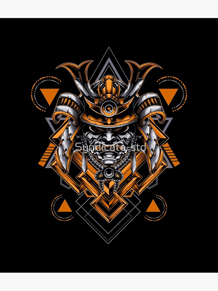 "Ronin Mask sacred geometry" Photographic Print by Syndicate-std ...