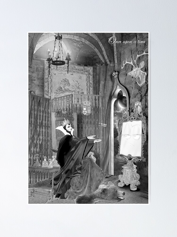 "The Lazy Magic Mirror (Black & White Edition)" Poster for Sale by ...