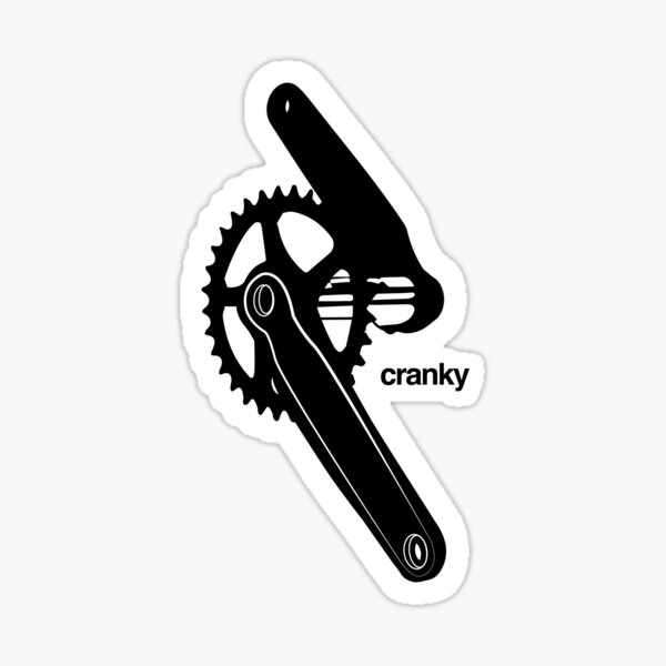 "Cranky (dark backgrounds)" Sticker for Sale by Ambrosia | Redbubble