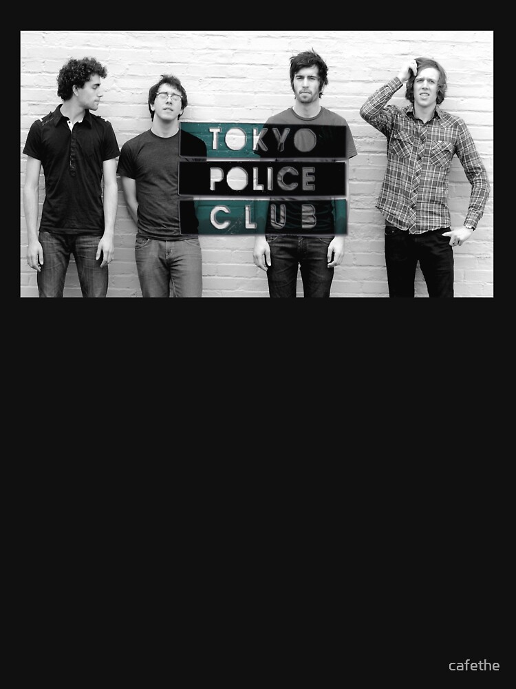 "Tokyo Police Club" T-shirt by cafethe | Redbubble | tokyo police club ...