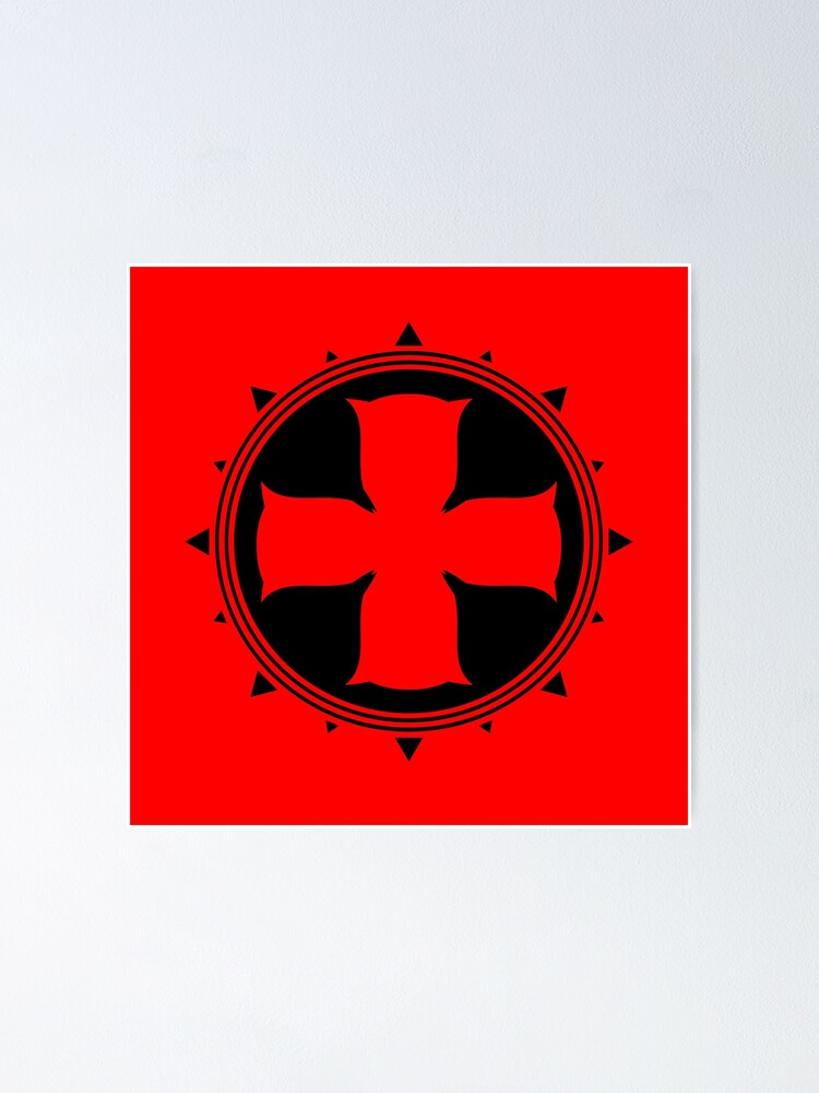 "Cross of Asmodeus" Poster for Sale by JacJaq | Redbubble