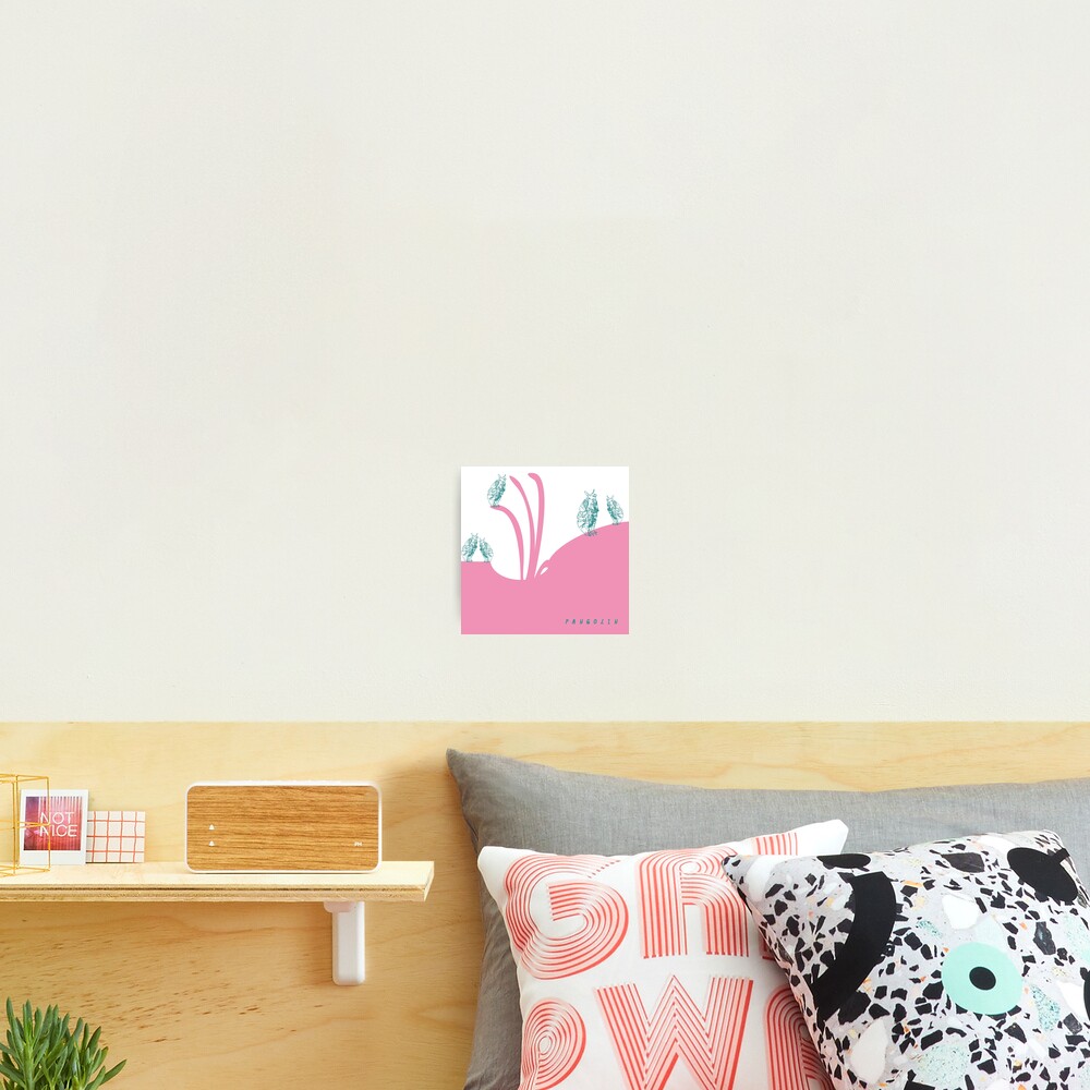 "(Wild Pink) 'Pangolin' / Armadillo Zeichnung von Hannah Stringer ...