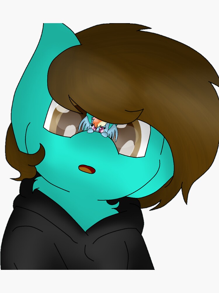 "Cute Cal With Dashie" Sticker by CalSp3rk | Redbubble