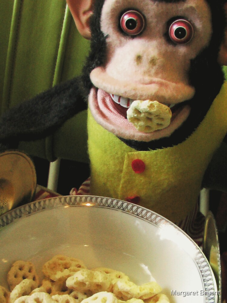 "Musical Jolly Chimp Enjoys His Cereal" T-shirt by twynklebat | Redbubble