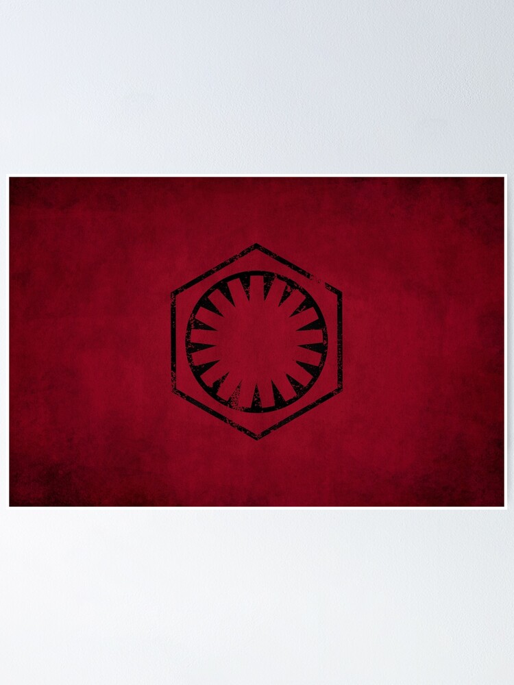 "First Order Logo · Distressed" Poster by Logogami | Redbubble