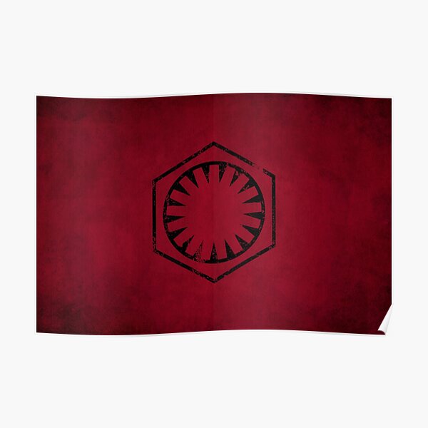 "First Order Logo · Distressed" Poster by Logogami | Redbubble