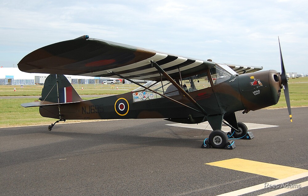 " Auster Mk4 G-AJXV/NJ695" by Rees Adams | Redbubble