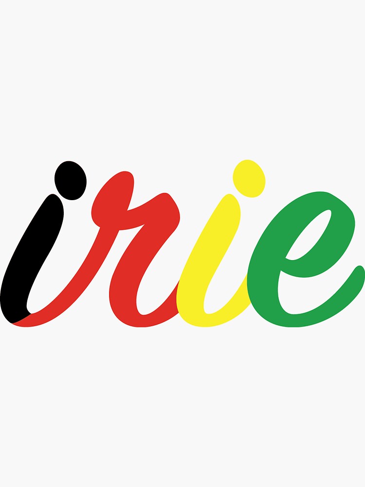 "Irie Rasta" Sticker for Sale by Jbrayner | Redbubble