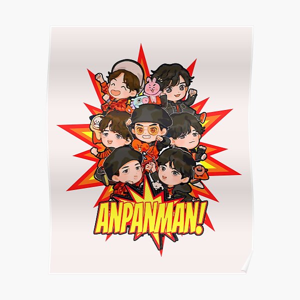 "Anpanman" Poster by Bangtanthings | Redbubble