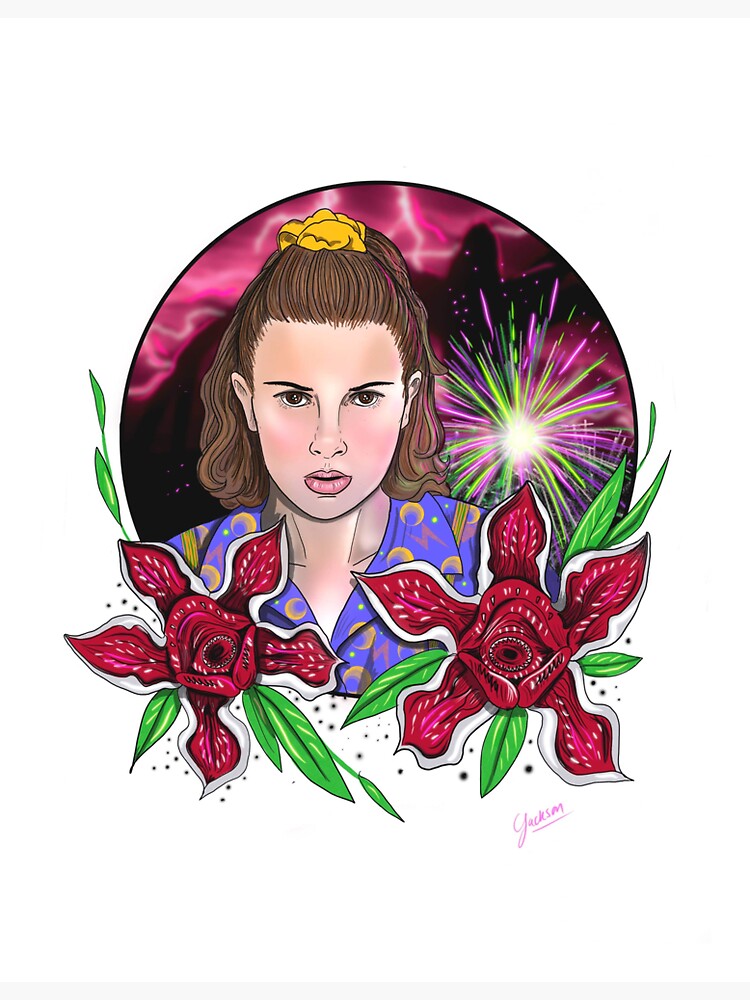 "Eleven" Sticker by FatRabbitArt | Redbubble