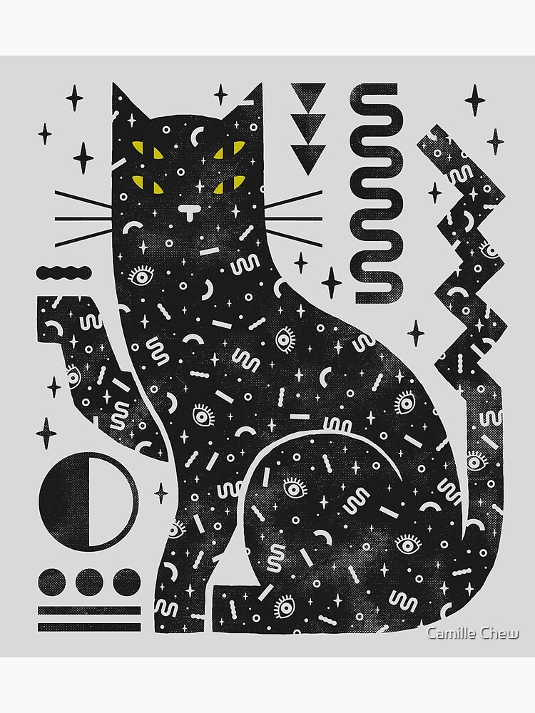 "Magic Cat" Art Print for Sale by LordofMasks | Redbubble
