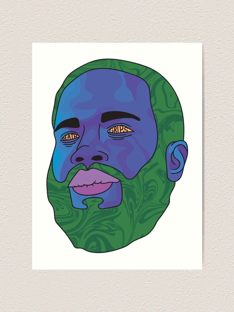 "MC Ride (Death Grips)" Art Print for Sale by JacobHoopes | Redbubble