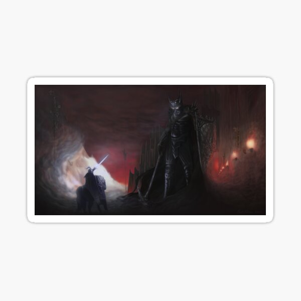 "The high king and dark lord" Sticker for Sale by rinthcog | Redbubble