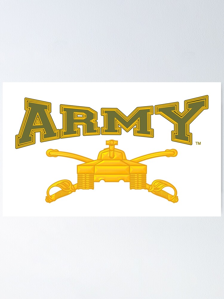 "Army - Armor Branch" Poster by MilitaryVetShop | Redbubble