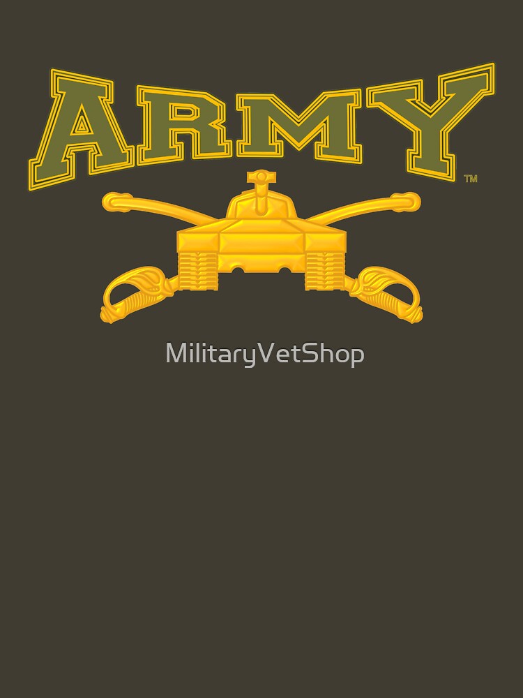 "Army - Armor Branch" T-shirt for Sale by MilitaryVetShop | Redbubble ...