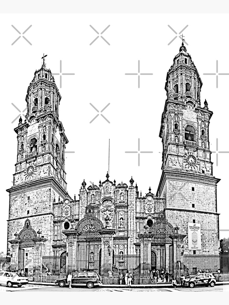 "©HS Morelia Catedral IIAH2M." Framed Art Print for Sale by ...