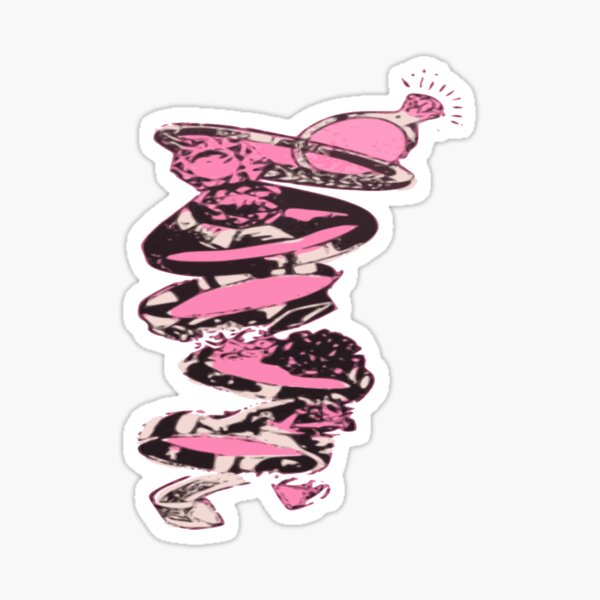 "7 Rings" Sticker for Sale by georgiabov | Redbubble