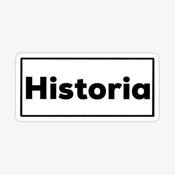"Historia - Folder/Binder" Sticker by RT-Lettering | Redbubble