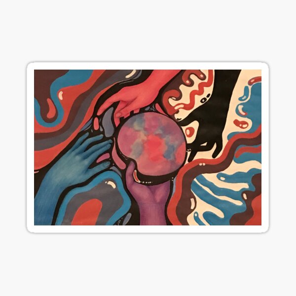 "ORB" Sticker by heikedavis | Redbubble