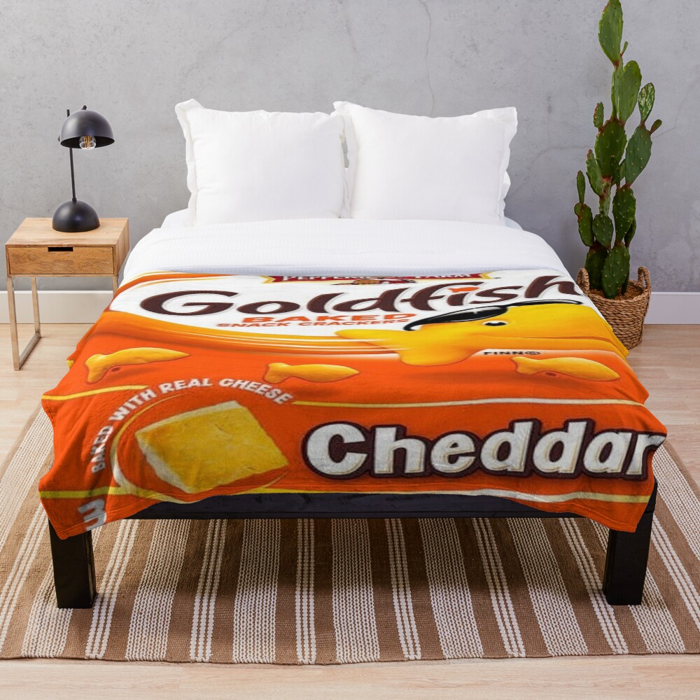 "Goldfish" Throw Blanket for Sale by Radrollins | Redbubble