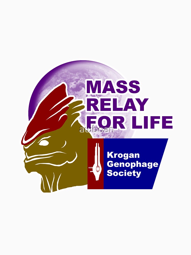 "Mass Relay for Life - Genophage Awareness" T-shirt for Sale by awboan ...