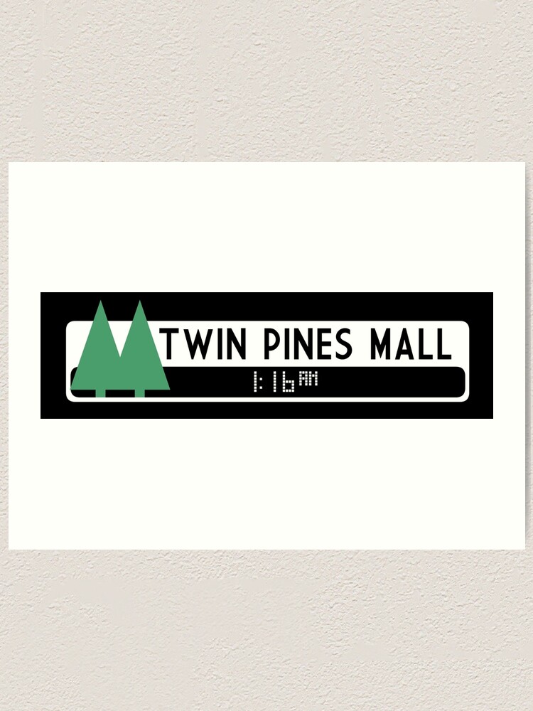 "Twin Pines Mall logo (Back to the Future)" Art Print by ...