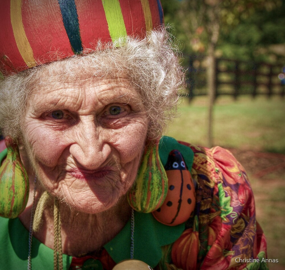 "The Gourd Lady" by Christine Annas | Redbubble