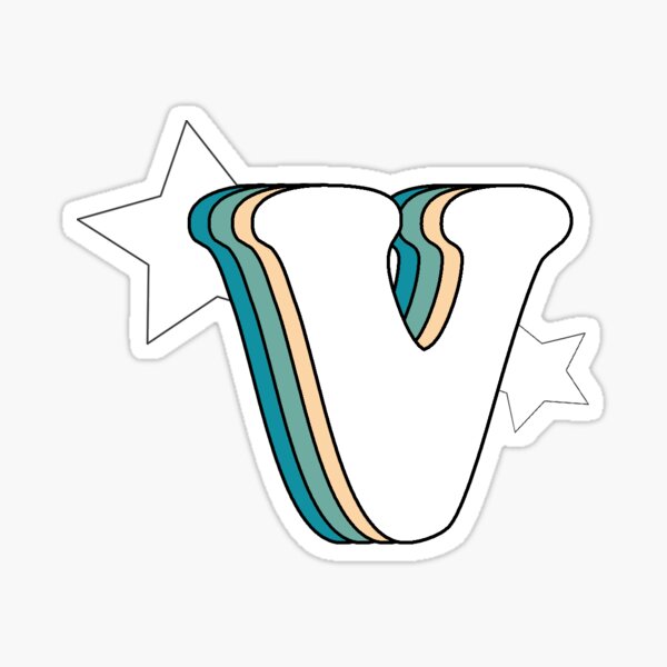 Letter V Stickers | Redbubble