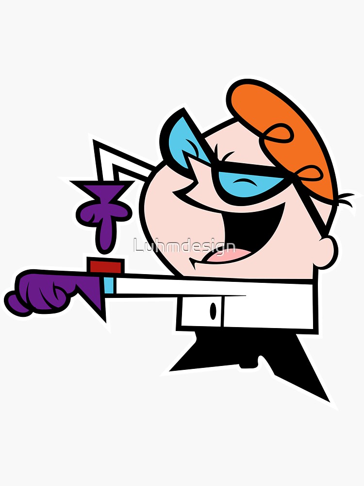 "Dexter's Laboratory - Dexter Sticker" Sticker for Sale by Luhmdesign ...