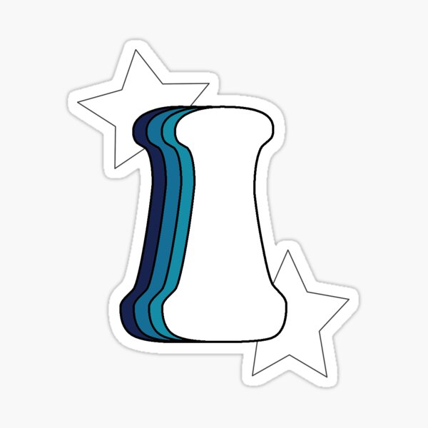 Letter I Stickers | Redbubble