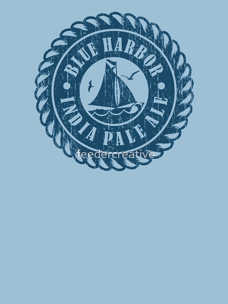 "Blue Harbor IPA Graphic Tee" T-shirt for Sale by feedercreative ...