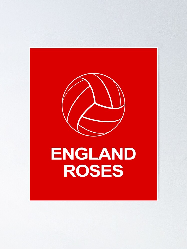 "England Roses Netball World Cup design" Poster for Sale by GetItGiftIt ...
